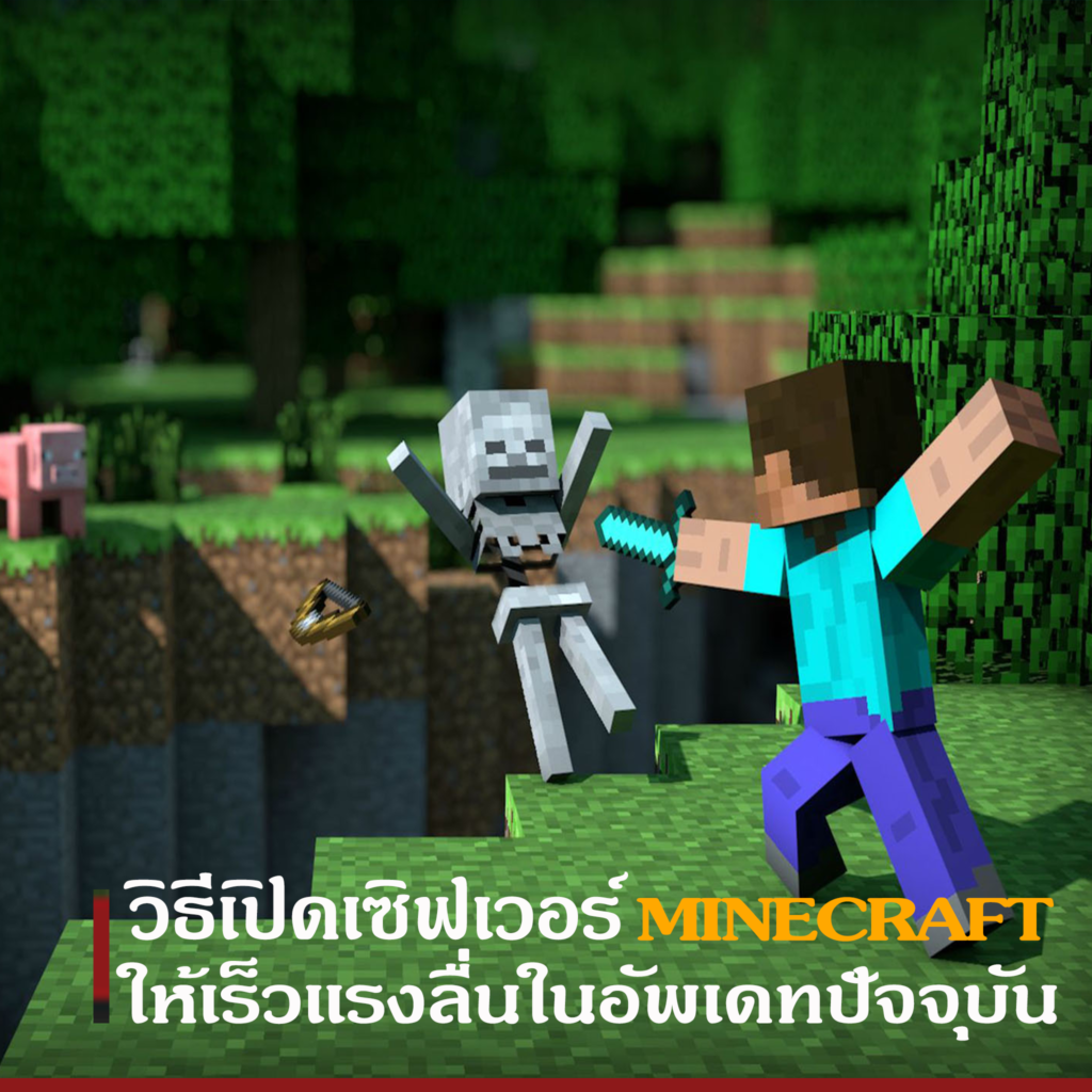 วิธีเปิดเซิร์ฟ Minecraft ให้ลื่น ค่า TPS 19+ - JVH.CO.TH